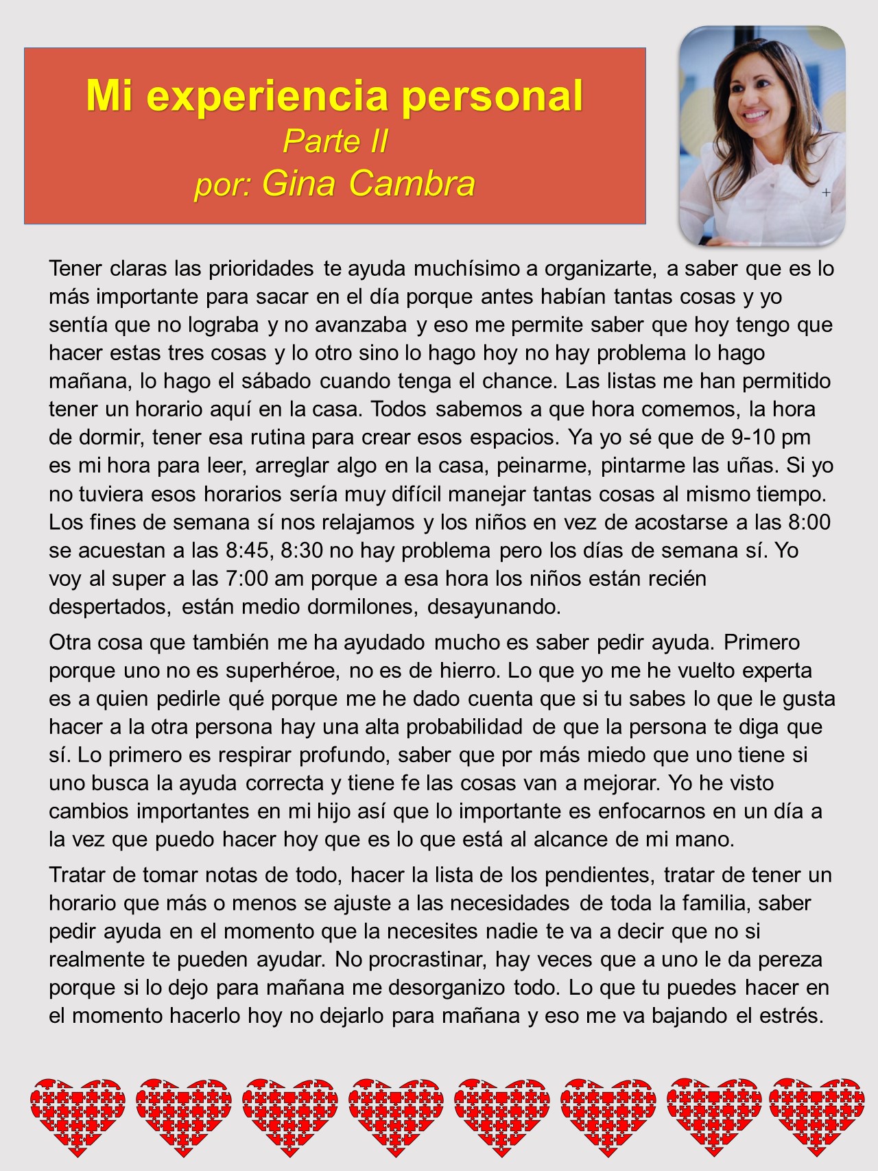 Mi Experiencia Personal | Fundación Soy Capaz